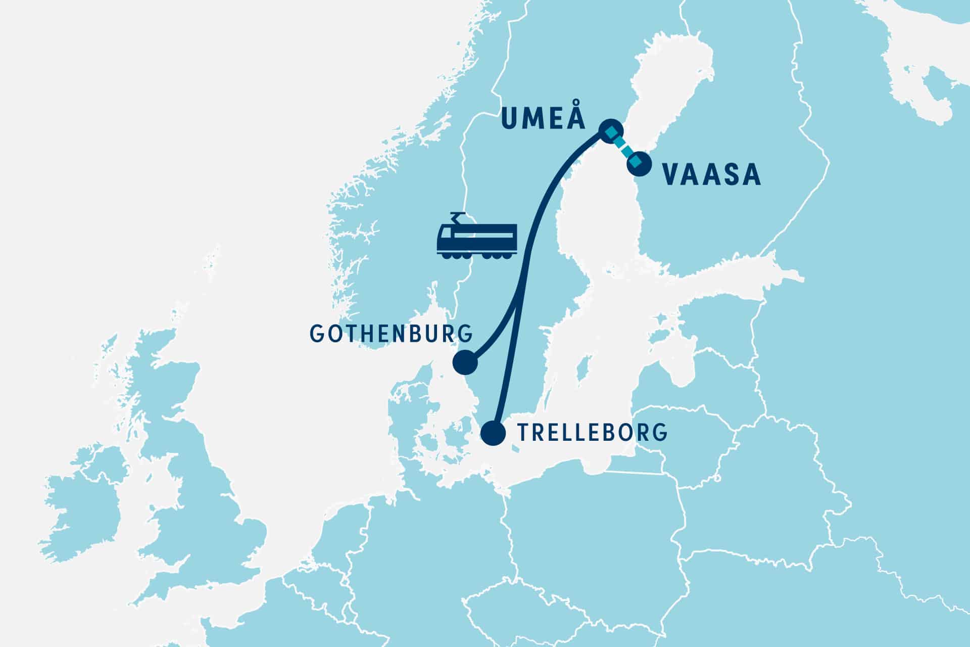 Environmentally friendly maritime transport from Finland to Europe ...