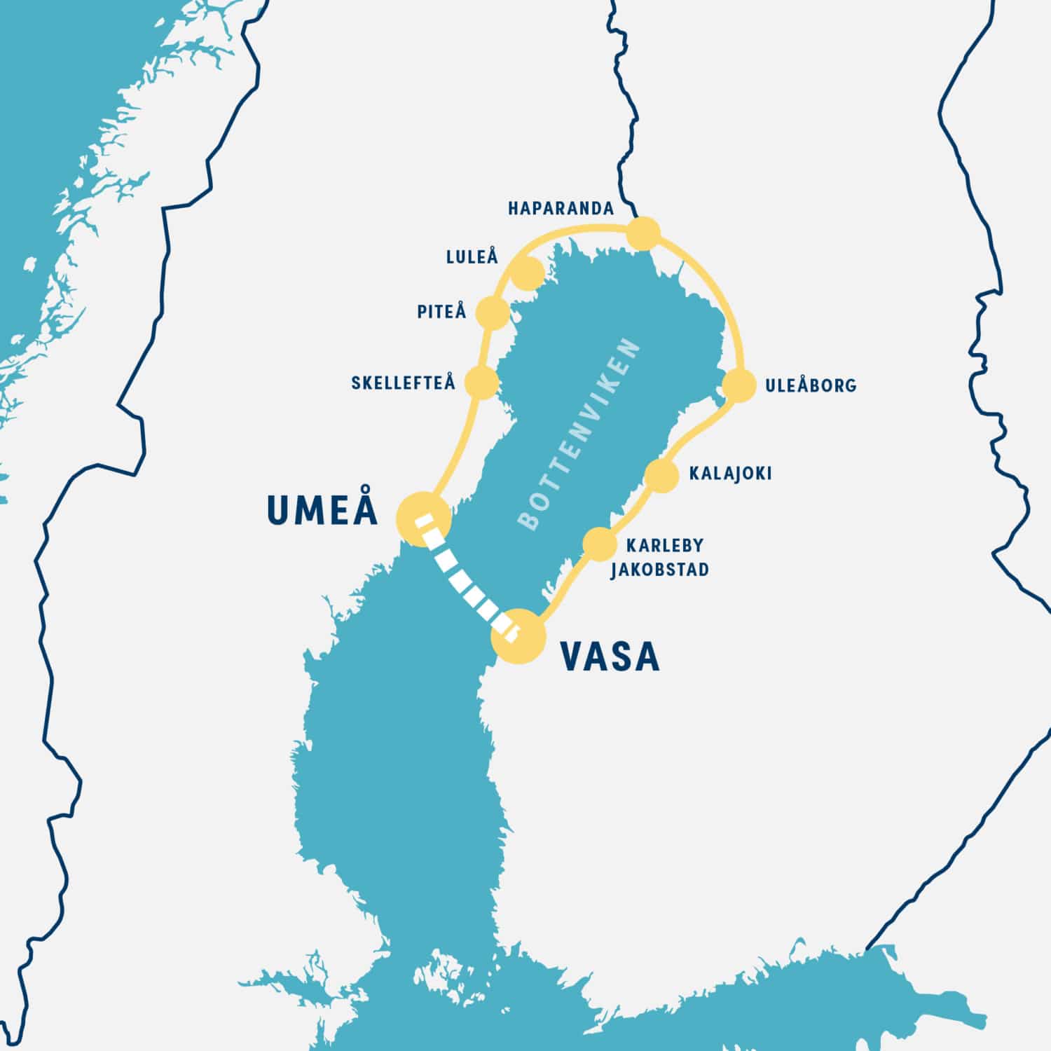 Rundresa Bottenviken – Wasaline